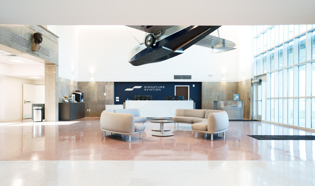 Signature Aviation Debuts Updated FBO in Winston-Salem North Carolina ...