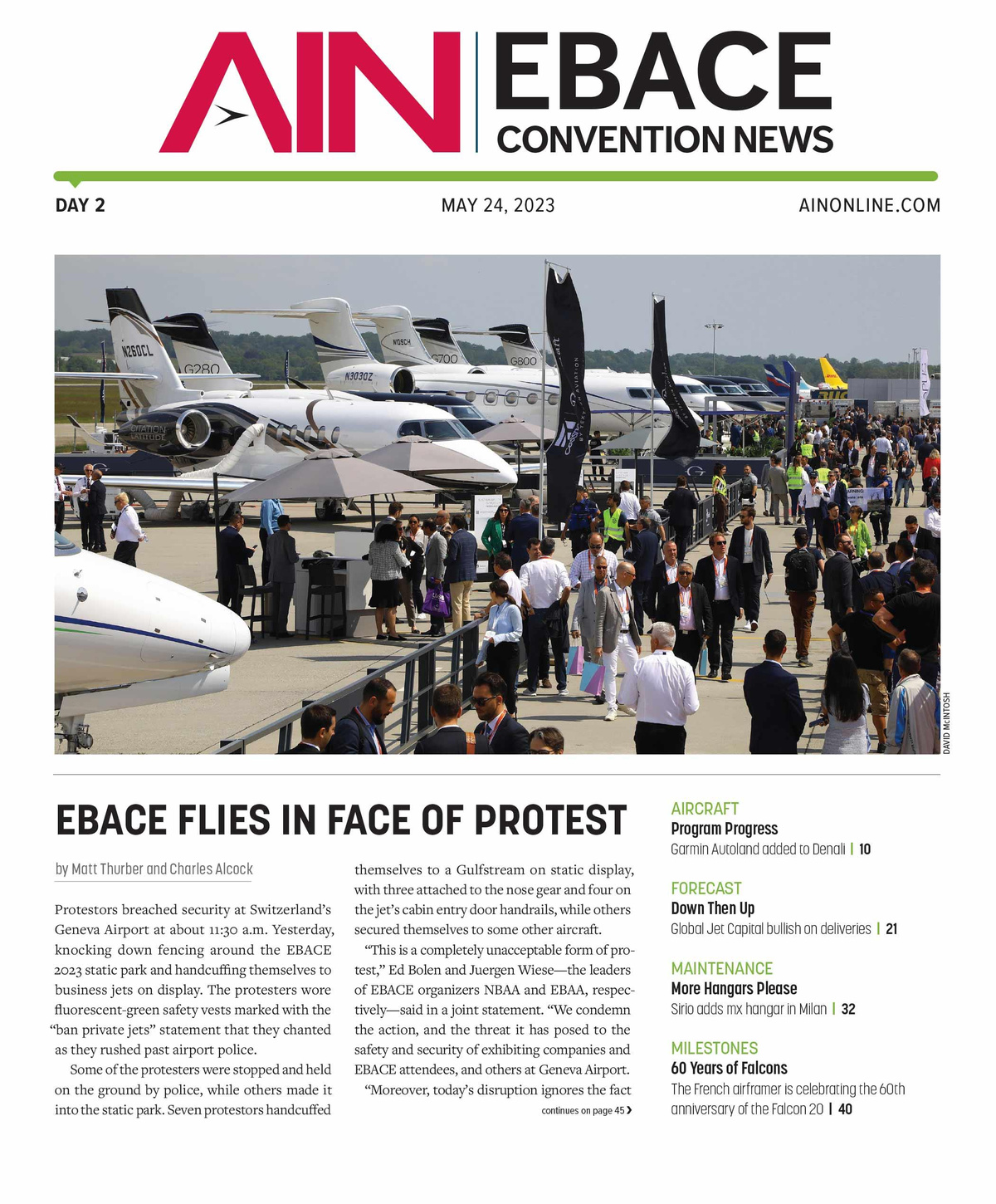 EBACE 2023 Day 2 | Aviation International News