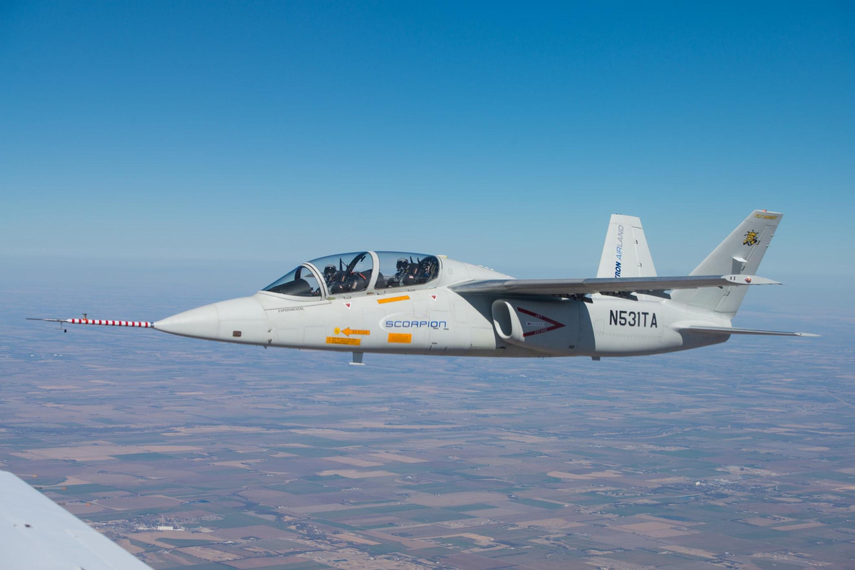 Textron AirLand Scorpion Logs 50 Flight-Test Hours | Aviation ...