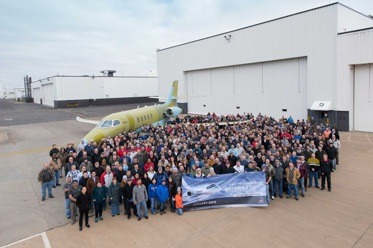Cessna Rolls Out Production Citation Latitude | Aviation International News