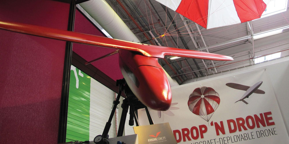 Airborne Concept offers air-droppable, electric UAV | Aviation ...
