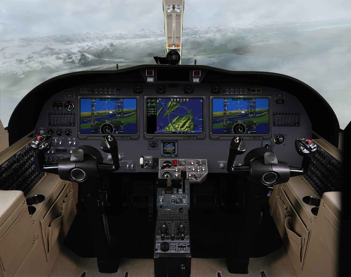 CJ3 Makes First Flight with Pro Line Fusion Flight Deck | Aviation ...