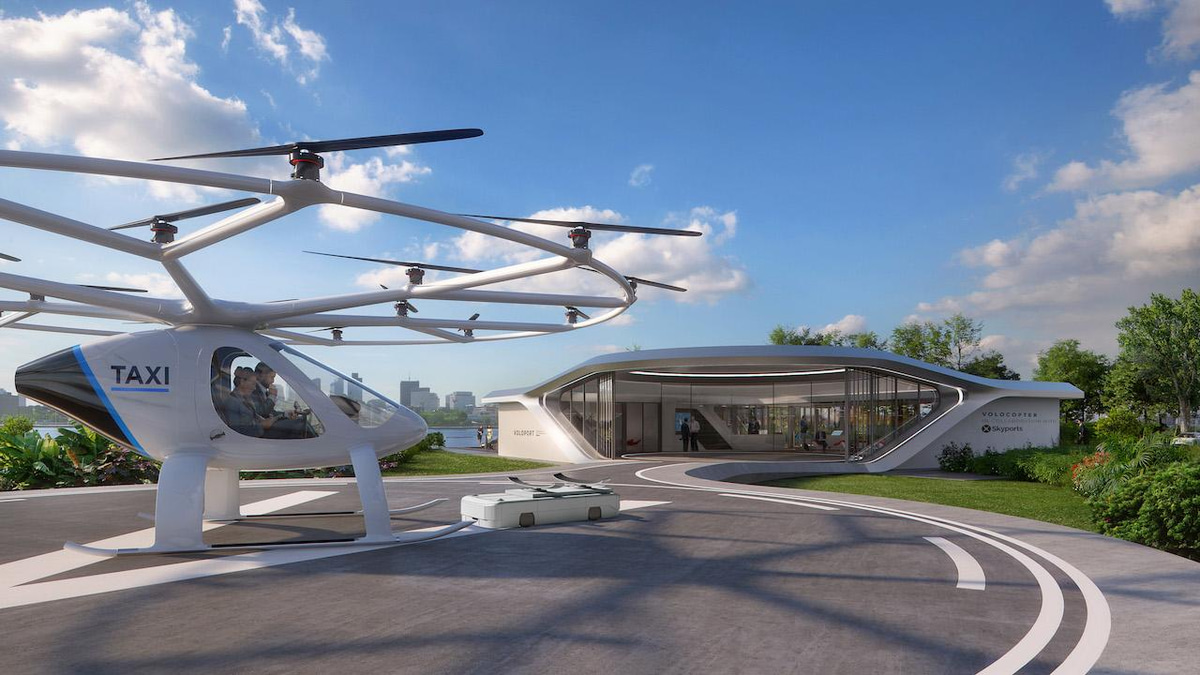 Volocopter and SkyPorts are building an eVTOL vertiport in Singapore ...