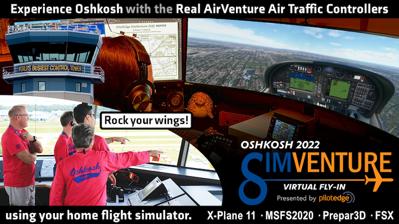 SimVenture Flights to Oshkosh Start Today | Aviation International News