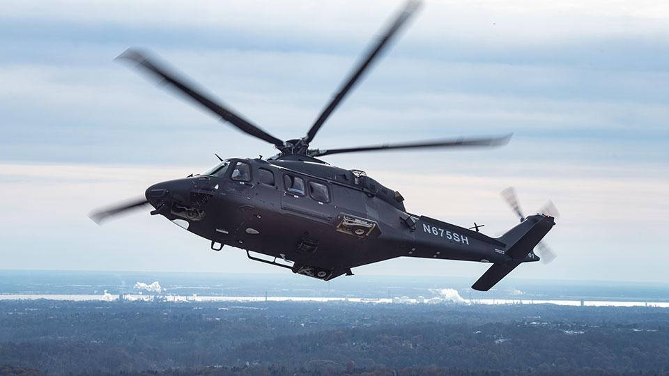 FAA Grants HOGE Utility Power STC for AW139 | Aviation International News