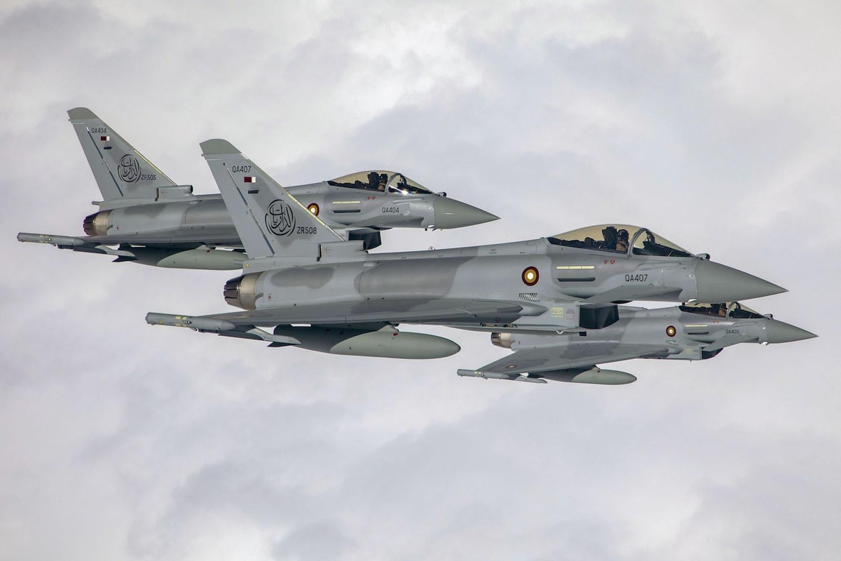 Qatar Takes Delivery of Ready-to-fight Typhoon Fighters | Aviation ...