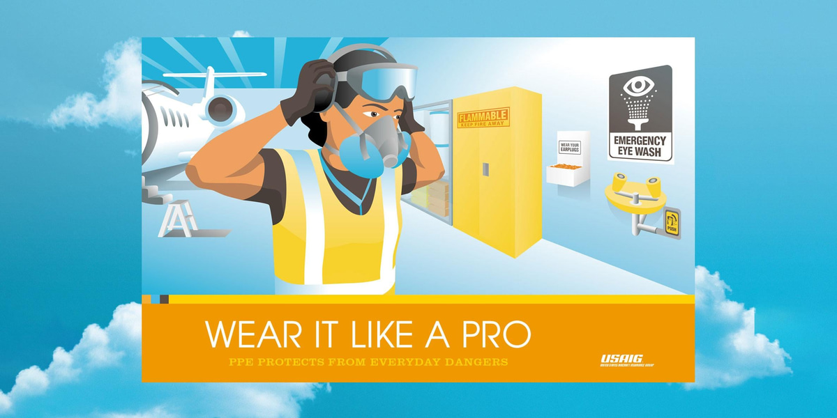 USAIG Celebrates 45 Years of Safety Posters | Aviation International News