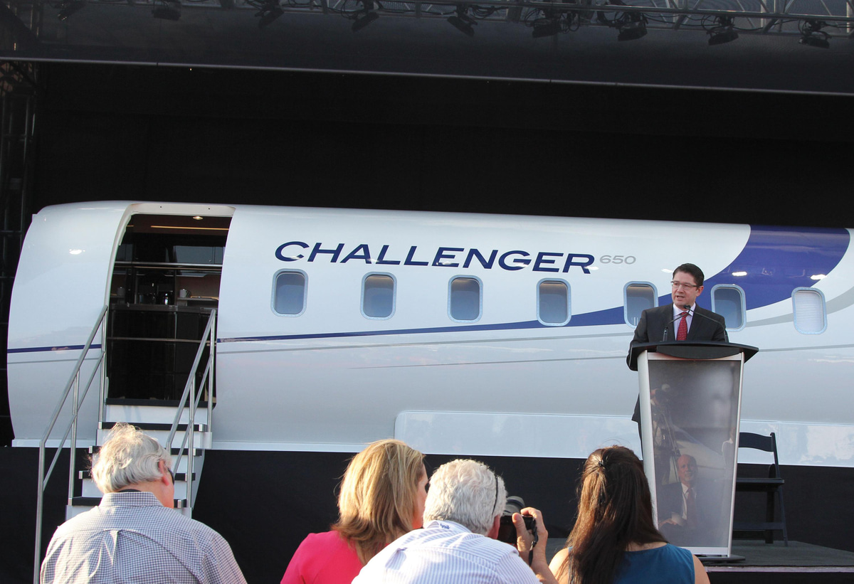 Bombardier Launches Challenger 650 | Aviation International News