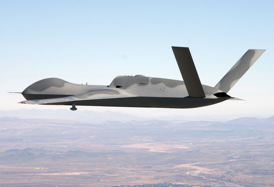 Larger Jet-Powered Predator Makes First Flight | Aviation International ...