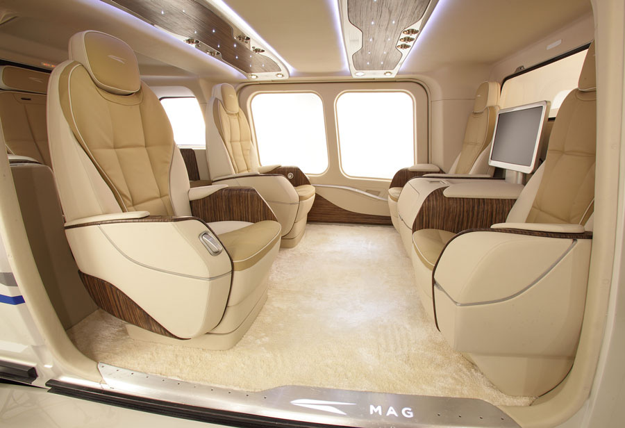 Mecaer Shows AW169 VIP Interior | Aviation International News