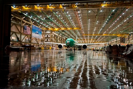 First 777 Built at New Rate Rolls Out in Everett | Aviation ...