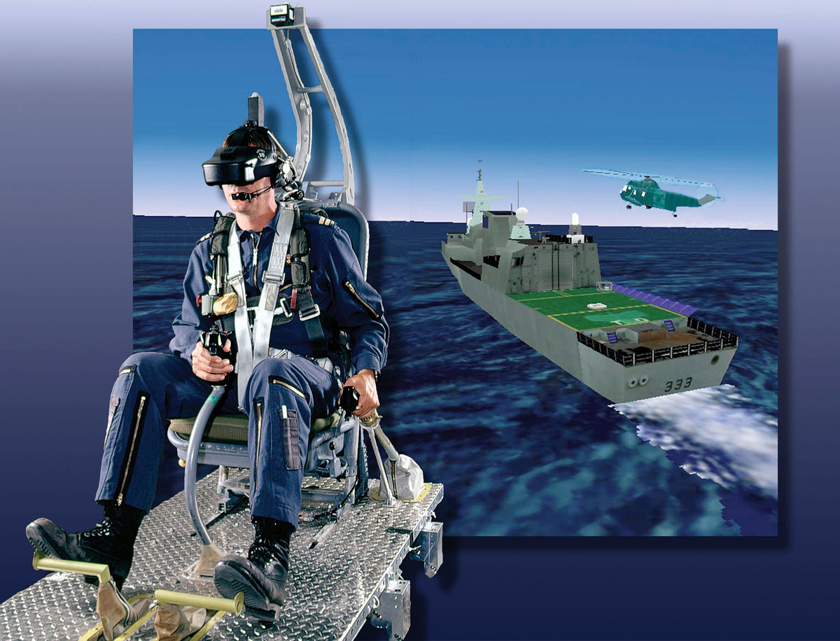 With Sea King’s landing sim, action is all in the pilot’s head ...
