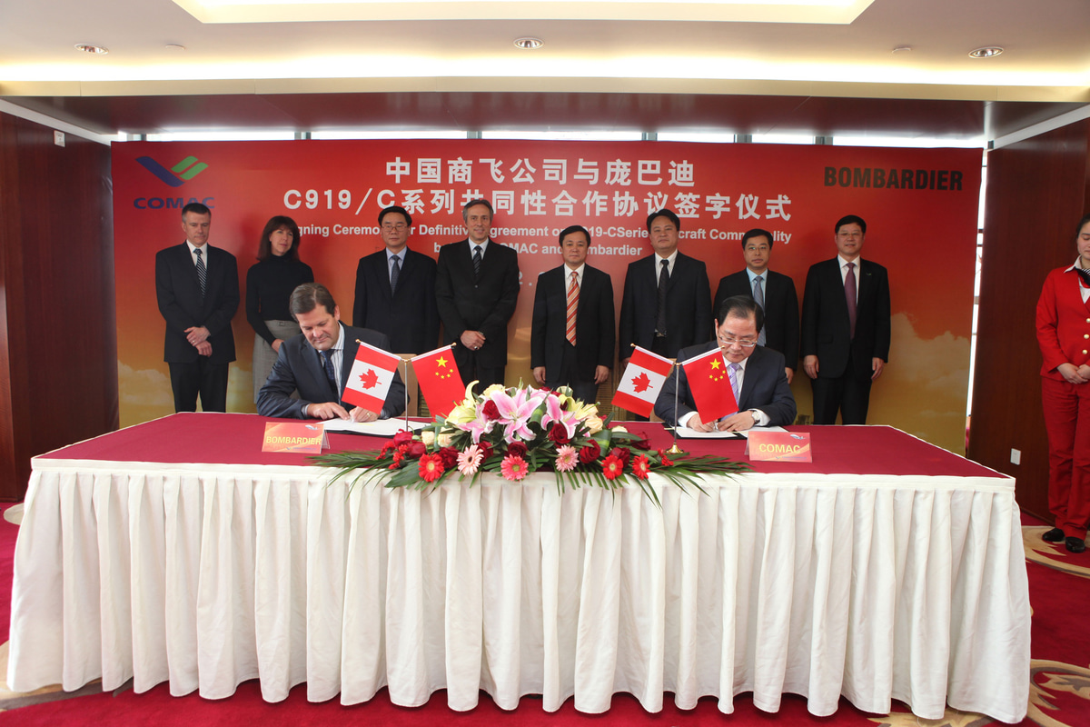 Bombardier, China’s Comac To Cooperate on 'Commonalities' | Aviation ...