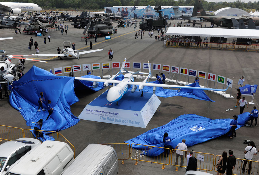 IAI Unveils Latest Heron UAV | Aviation International News