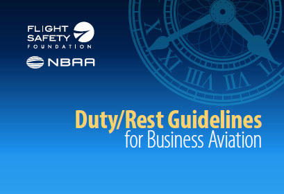 Business Aviation Duty/Rest Guidelines Updated | Aviation International ...