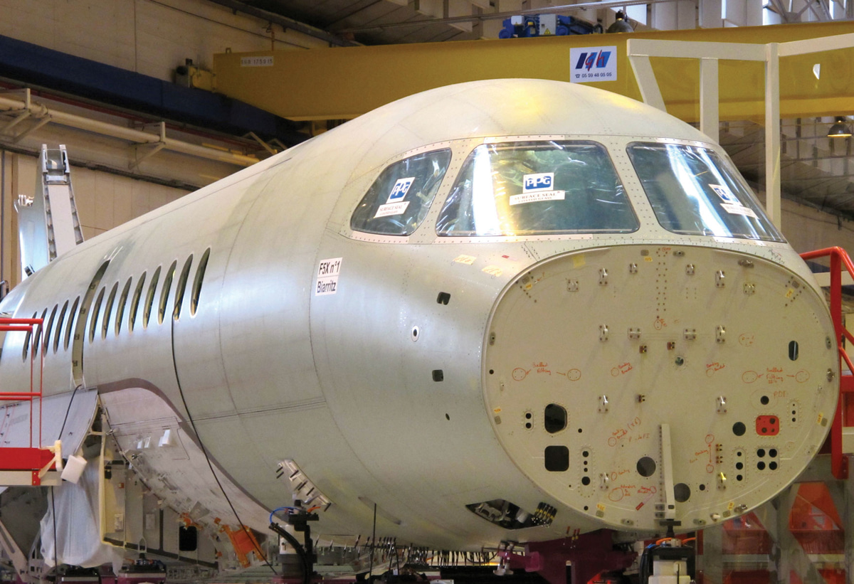 Falcon 5X Takes Shape | Aviation International News