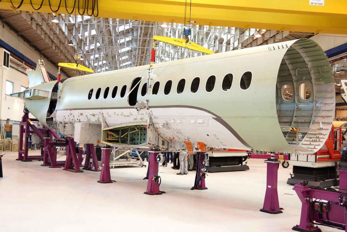 Dassault Falcon 5X Coming Together Quickly | Aviation International News