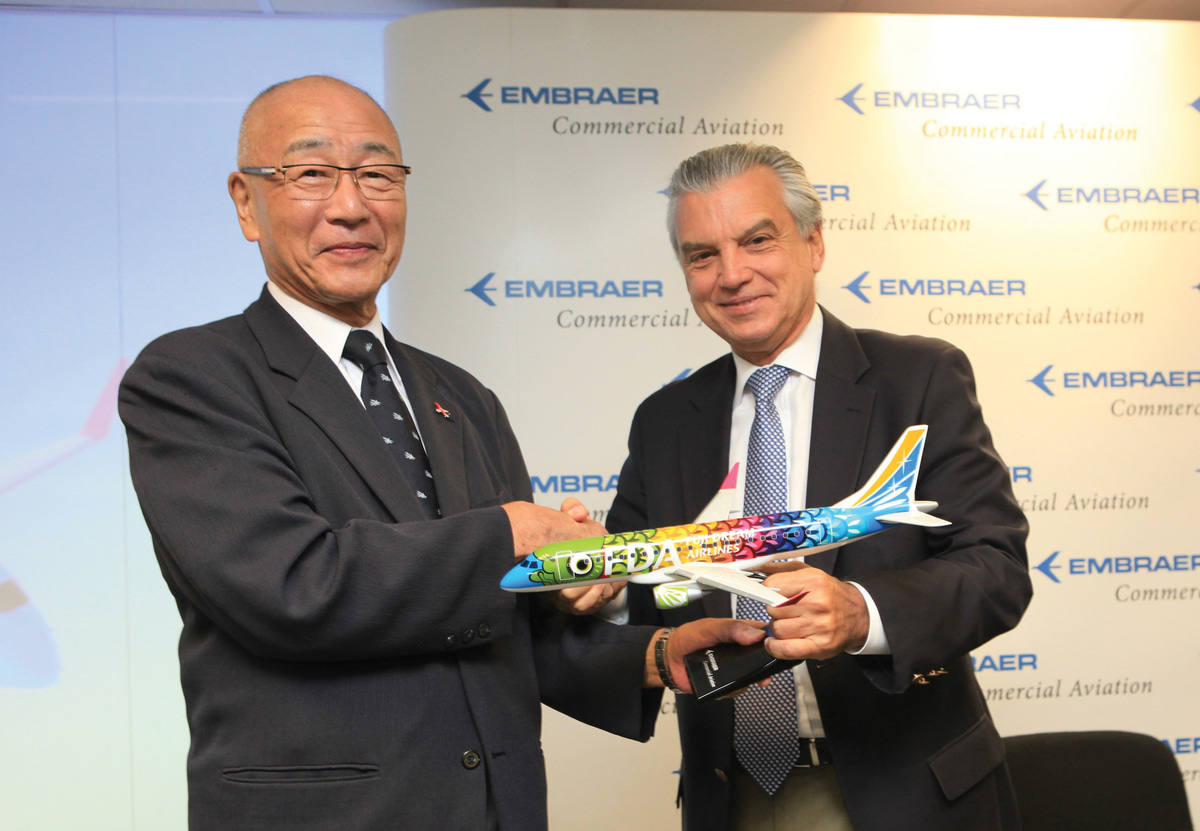 Embraer Inks String of E-Jet-E2 Orders | Aviation International News