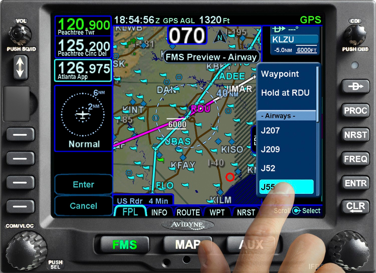 Avidyne IFD540 GPS Navcom Receives FAA Certification, AML-STC ...