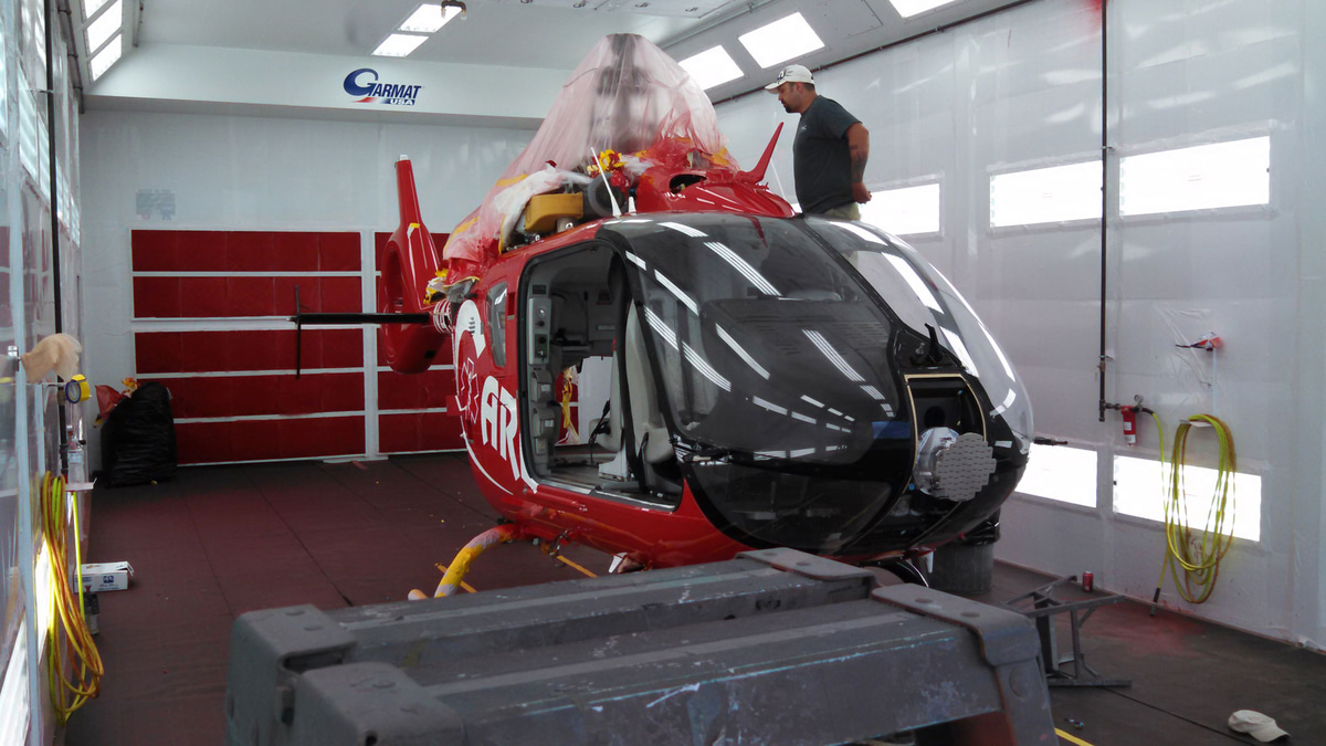 Paradigm Aerospace Adds Second Paint Booth | Aviation International News
