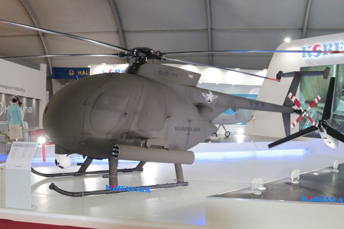 New Unmanned Version of MD 500 Displayed in Korea | Aviation ...