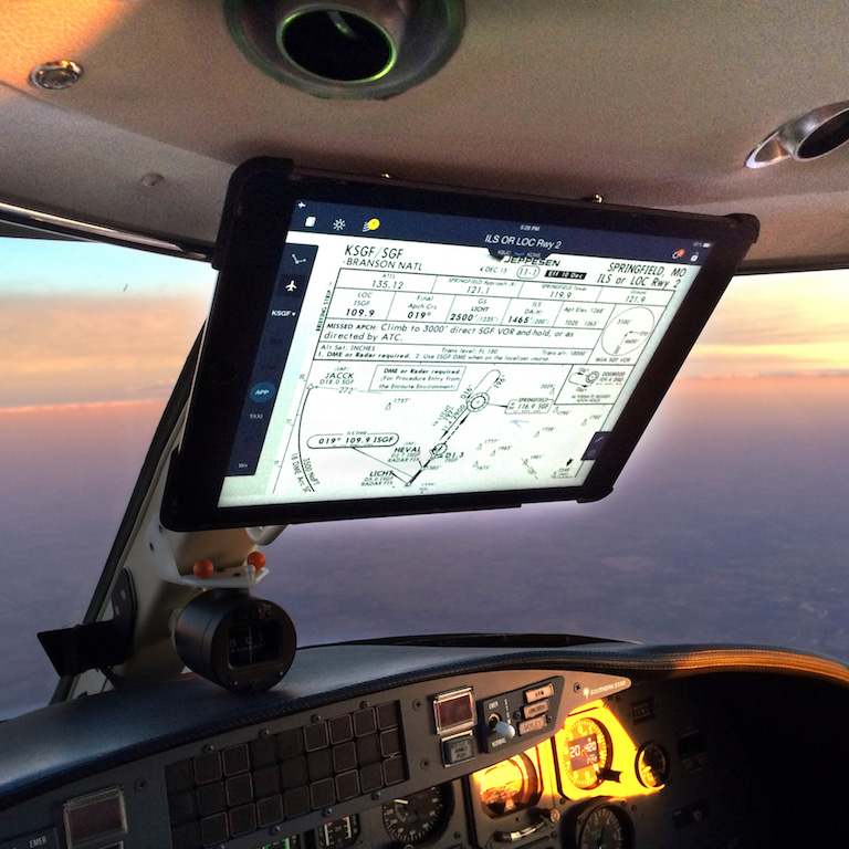 MyGoFlight Adapts Sun Shade Rails for iPad Mounting | Aviation ...