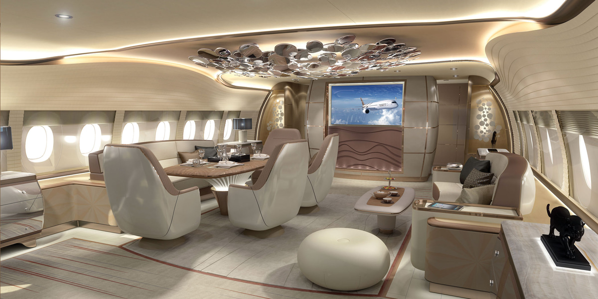 Jet Aviation Renders A350 Interior | Aviation International News