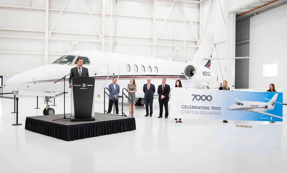 Milestone 7,000th Cessna Citation Delivered to NetJets | Aviation ...