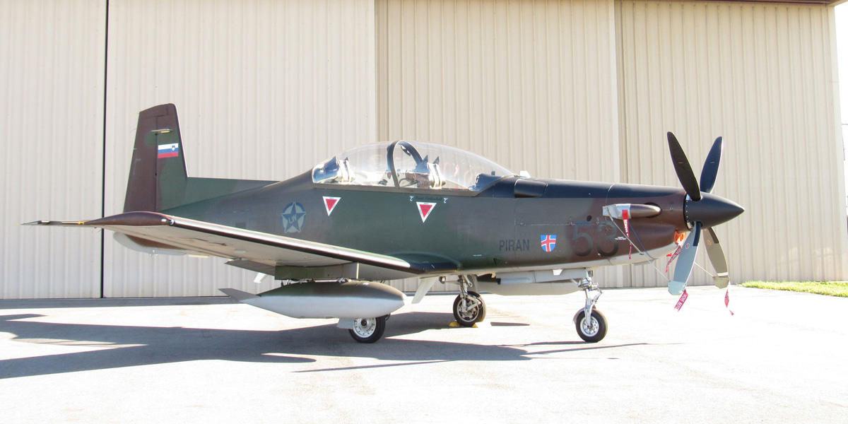 Rare PC-9 on Display at Oshkosh | Aviation International News