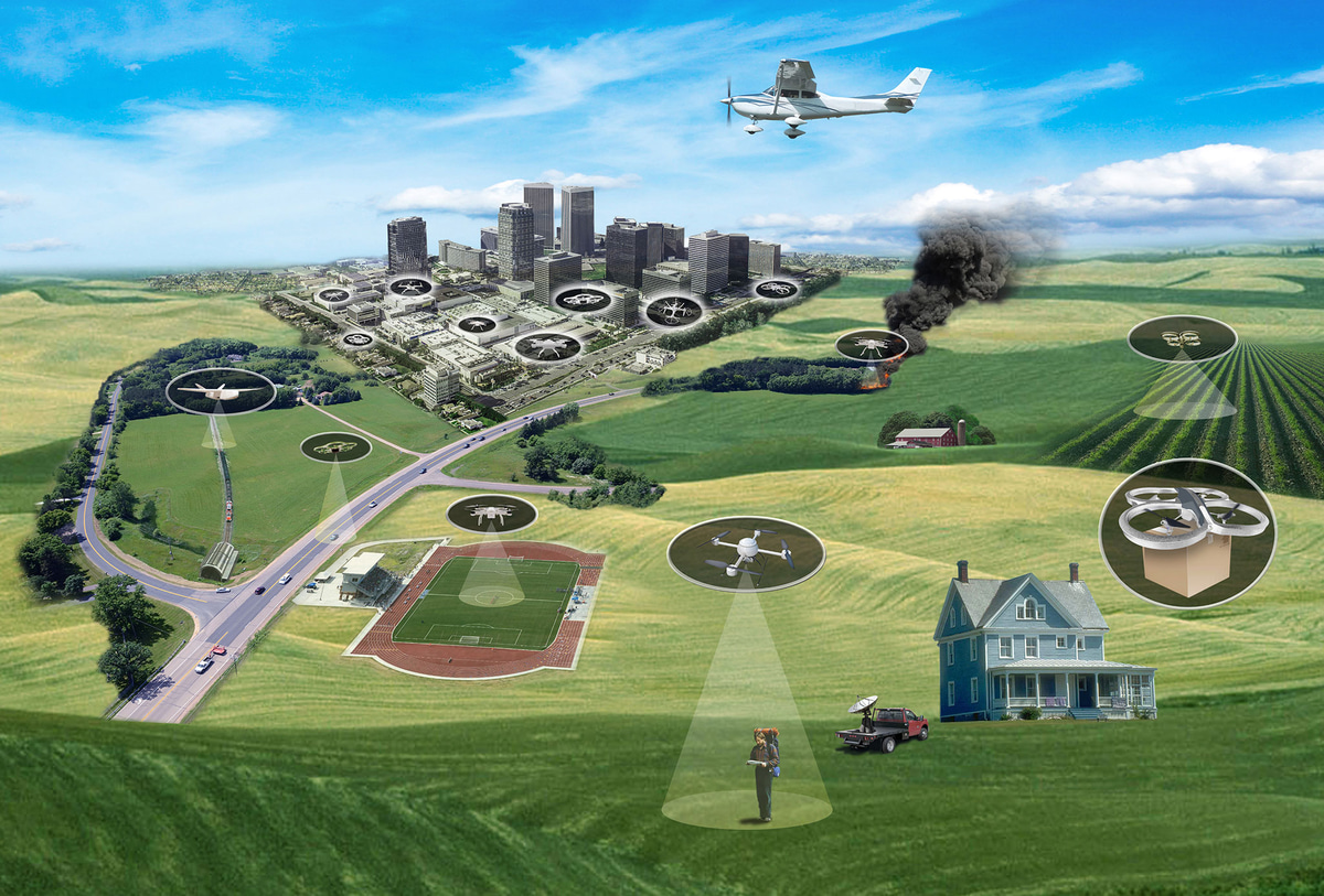 NASA Drives Vision of Air Traffic Management for Drones | Aviation ...