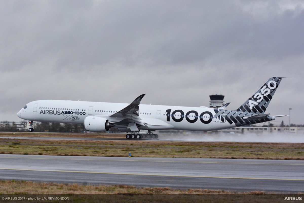 Third A350-1000 Prototype Enters Flight Tests | Aviation International News