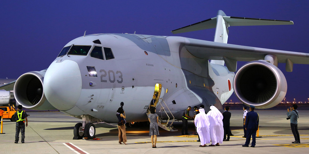 Kawasaki’s C-2 Makes First Overseas Trip | Aviation International News
