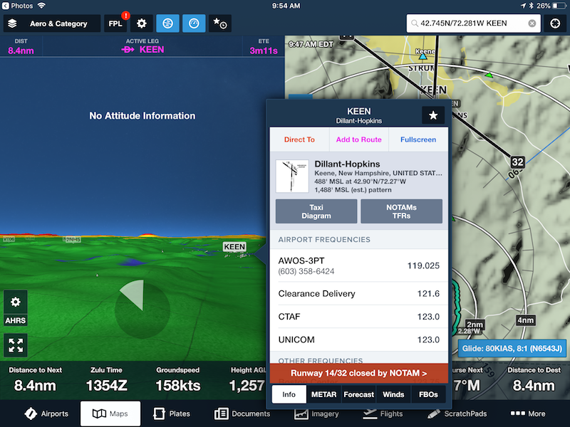 ForeFlight Offers ADS-B, Adds CO Monitor, Glance Mode | Aviation ...