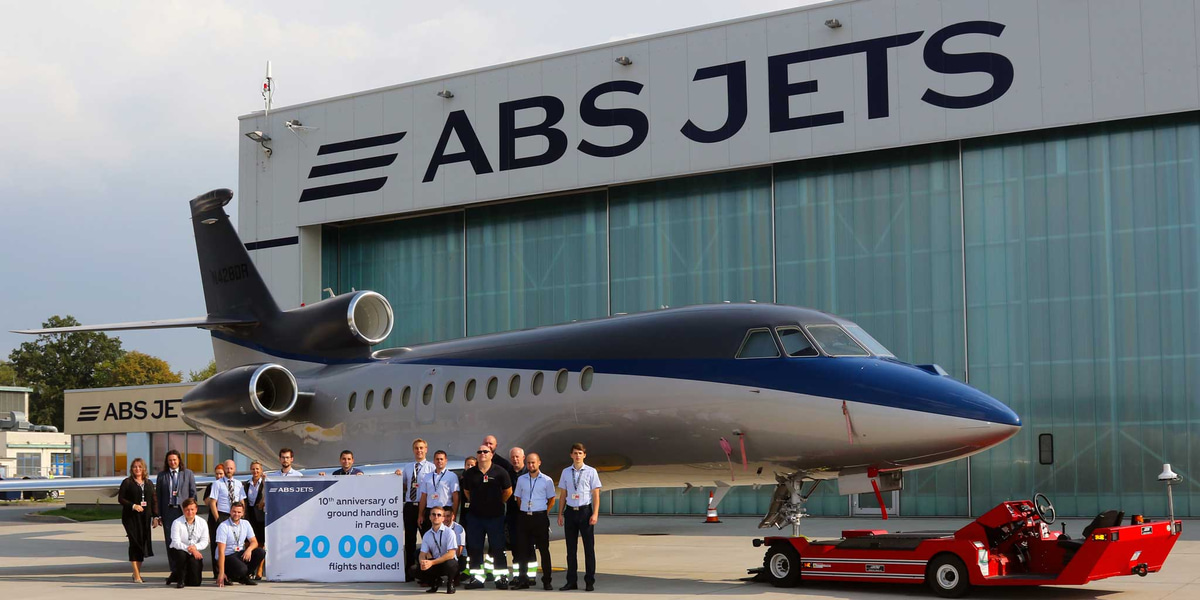 ABS Jets Celebrates Anniversary, Milestone | Aviation International News