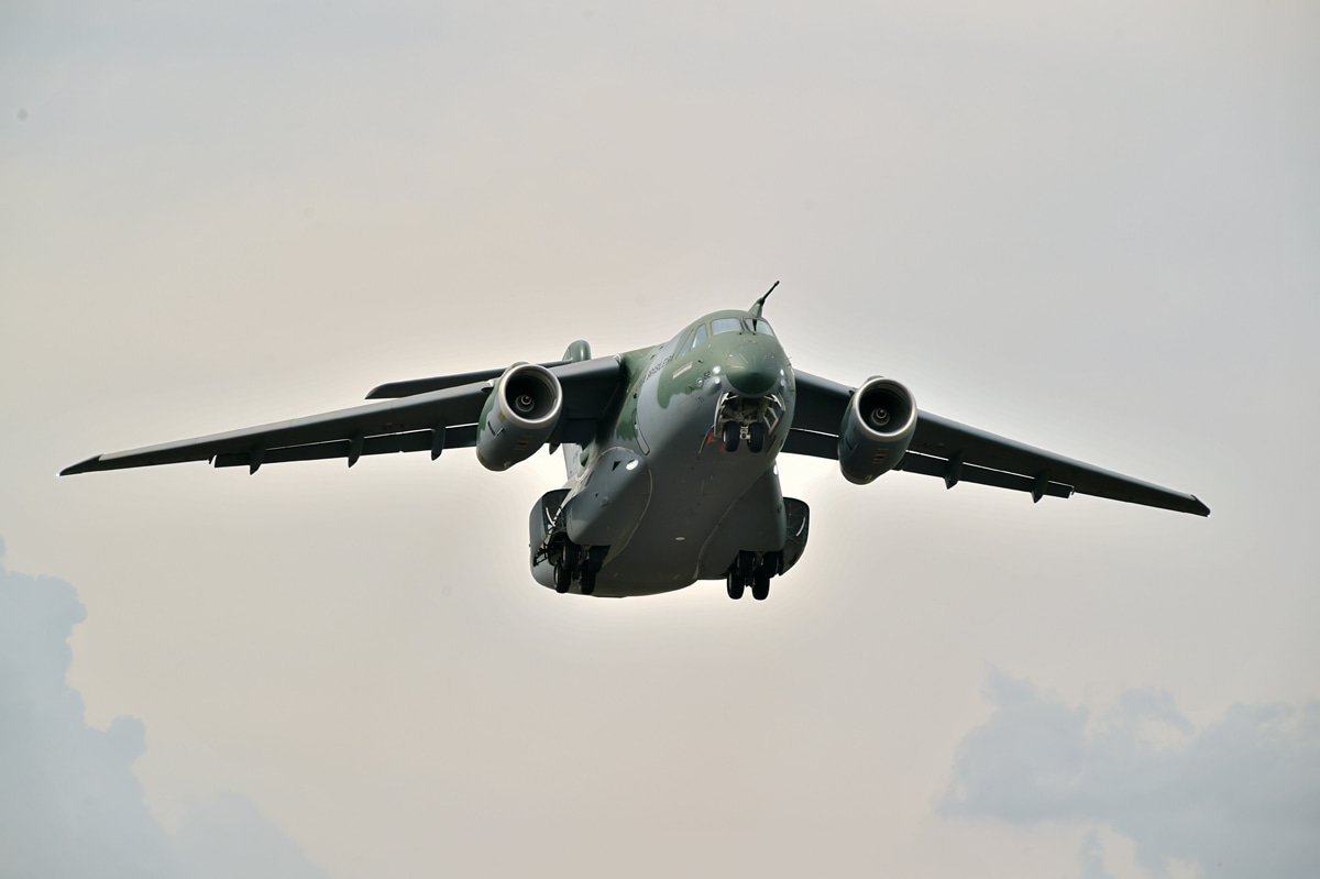 First Production KC-390 Takes to the Air | Aviation International News