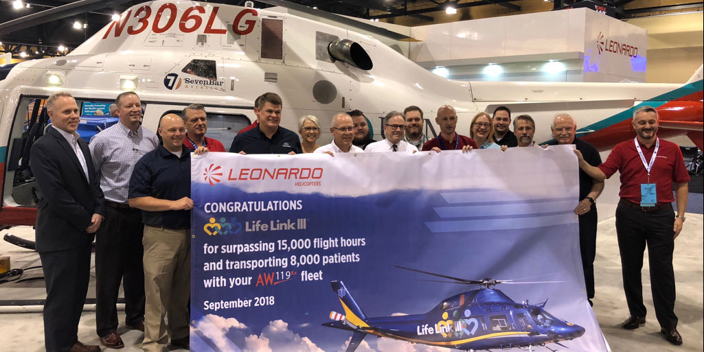 Leonardo AW119Kx Logs Large for Life Link III | Aviation International News
