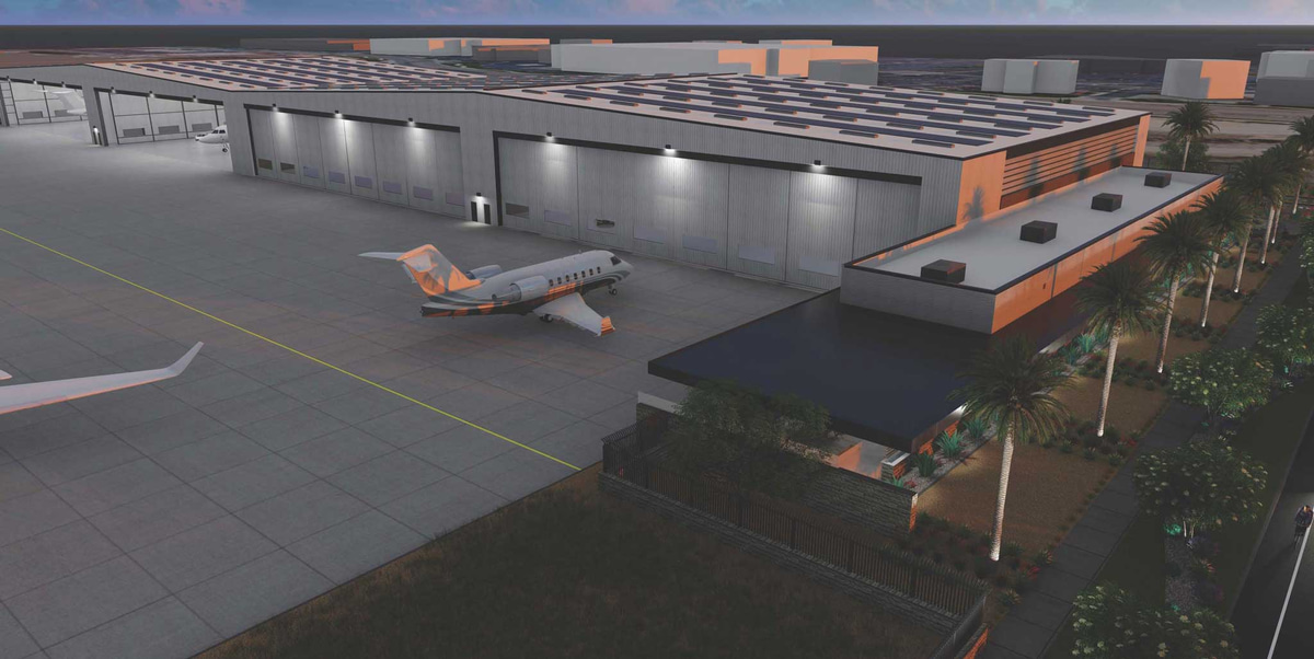 California Dreaming for Private Hangar Complex | Aviation International ...