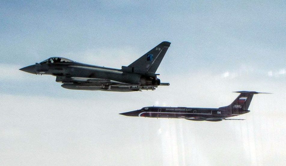RAF Typhoons Intercept Russian Aircraft over the Baltic | Aviation ...
