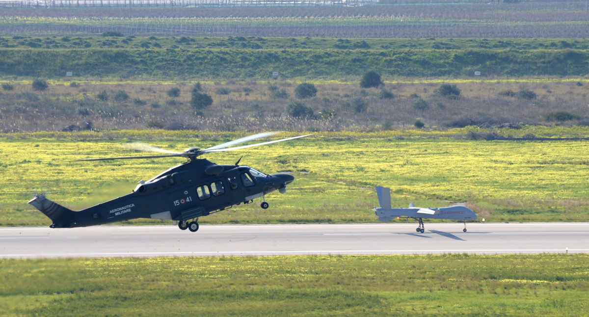 First Flight for Leonardo's Falco Xplorer UAV | Aviation International News