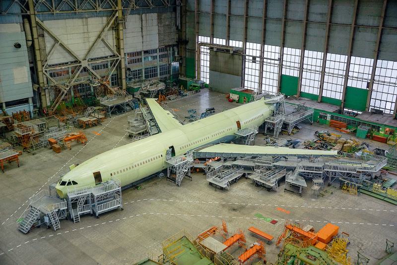 First Ilyushin IL-96-400M Takes Shape | Aviation International News