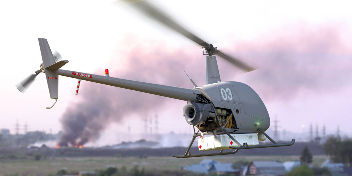 R22 Converted To Long-Range Drone | Aviation International News