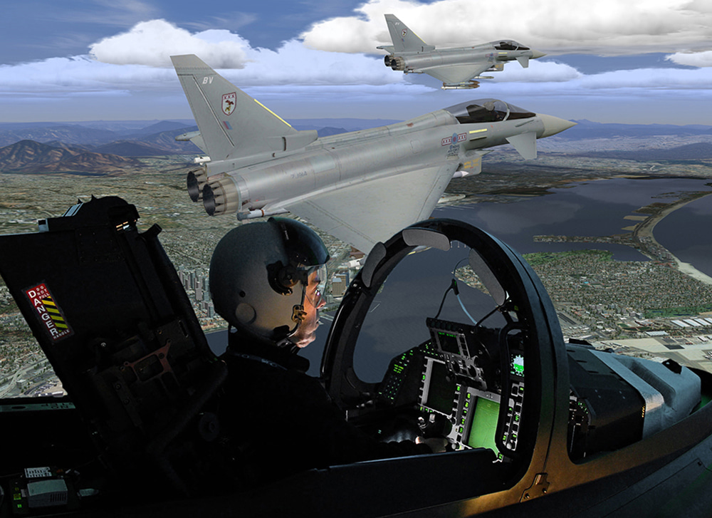 Qatari Typhoon Simulator to Use CAE's Medallion MR Visuals | Aviation ...