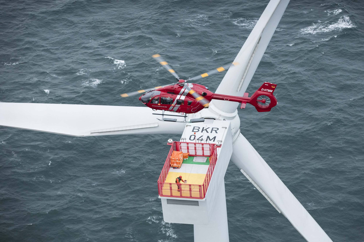 Five-bladed Airbus H145 Enters Offshore Wind Market | Aviation ...