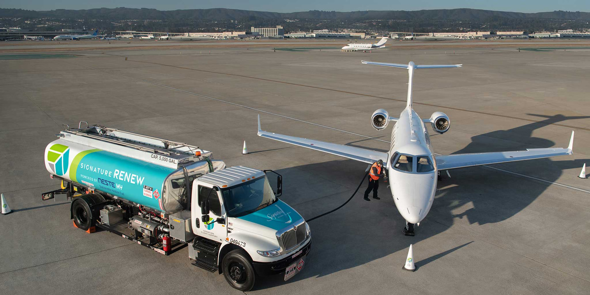 SAF Now Flowing at Signature San Francisco, London Luton | Aviation ...