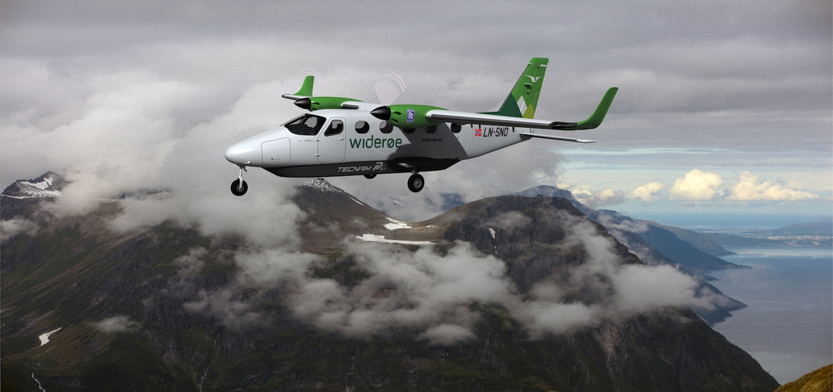 Wideroe Goes Electric with Tecnam's P-Volt | Aviation International News