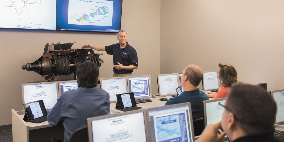 Technology, Relationships Set FlightSafety Maintenance Training Apart ...