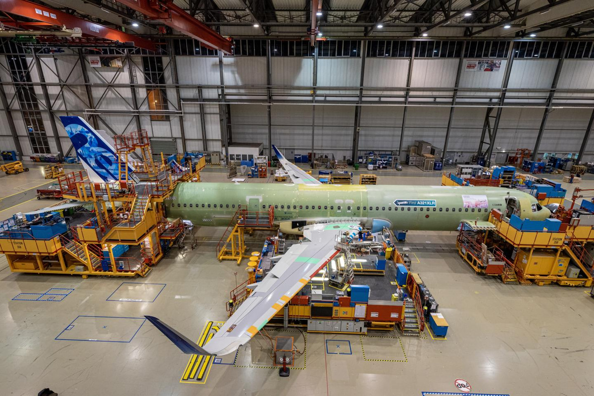 Airbus Completes Structural Assembly of First A321XLR | Aviation ...