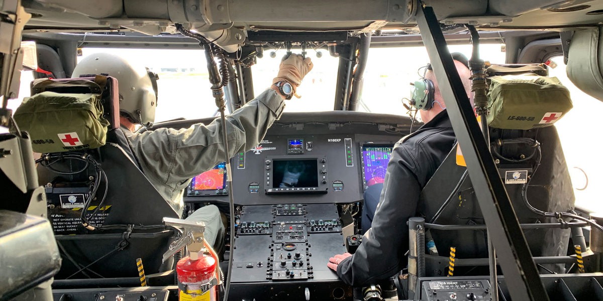 Blackhawk Helikopter Cockpit UH 60M "Black Hawk" Revitalisierung