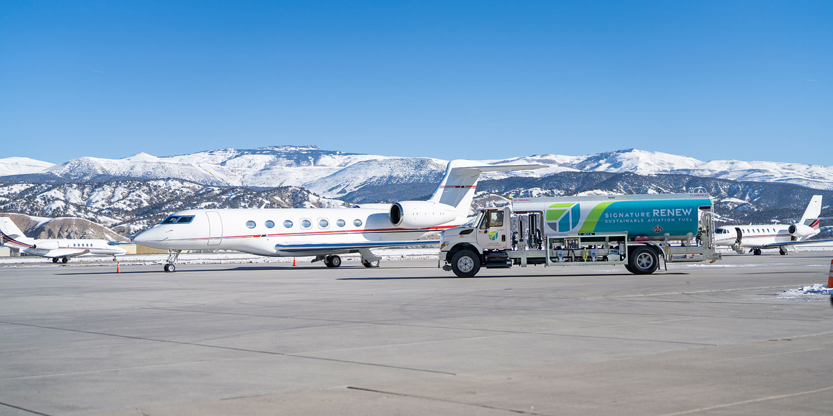 Signature Introduces SAF at Vail FBO | Aviation International News