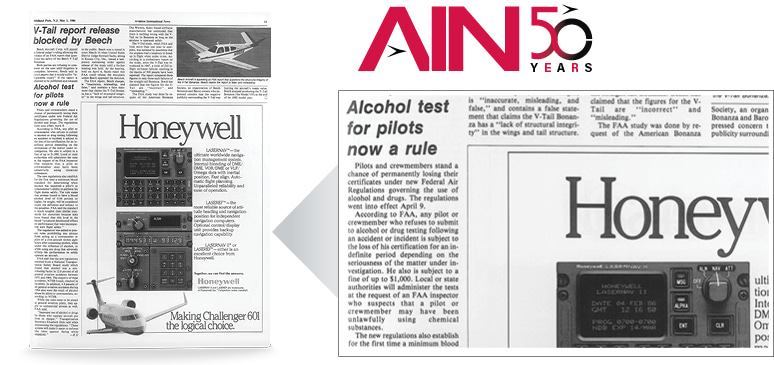 Flashback: Alcohol test for pilots now a rule | Aviation International News